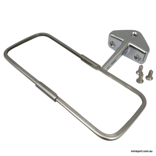 Mini Stainless Steel Interior Mirror Suit Mk1 3 Screw Minisport