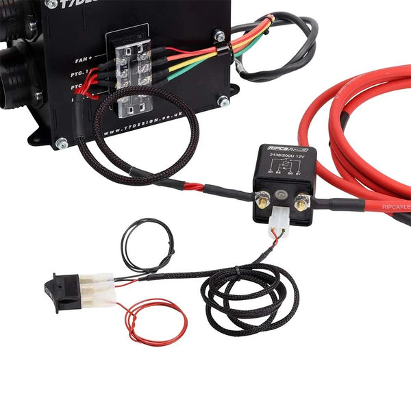 T7Design 12V 400/600W Electric Heater Single Relay Harness ON/OFF [T7 ...