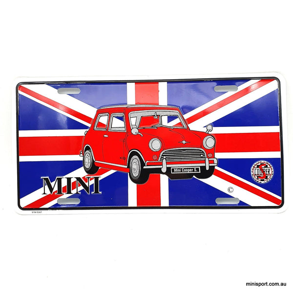 Mini numberplate, dedicated to the cooper S *GREAT GIFT IDEA* – Minisport