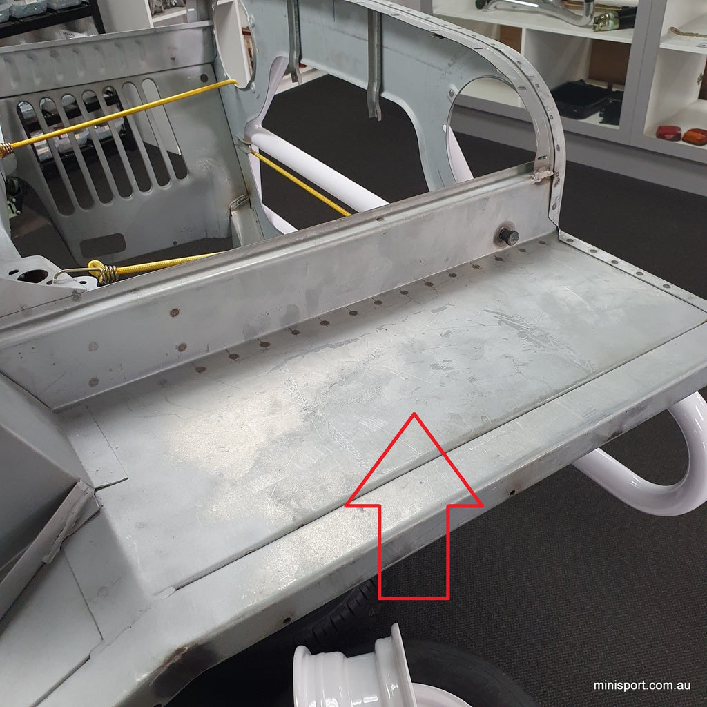 MOKE FRONT WING/TOP PANEL- R/H SIDE – Minisport