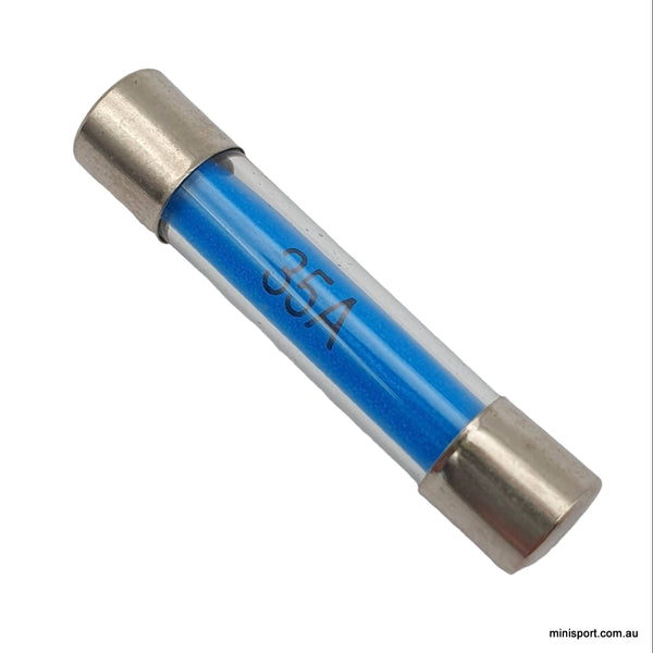 REPLACEMENT GLASS FUSE- 35AMP – Minisport
