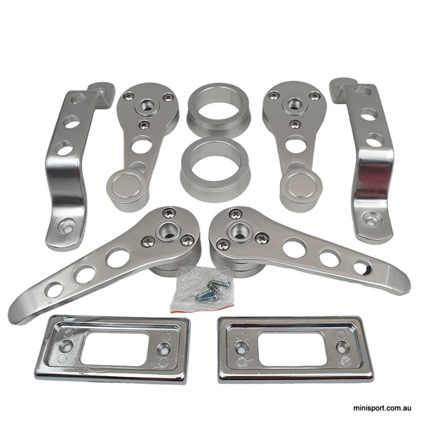 MINI 10 PIECE POLISHED ALLOY HANDLE SET [HANDLE-KIT-1] – Minisport