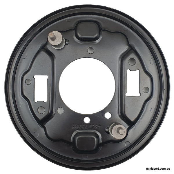 Mini twin leading front backing plate (R/H) – Minisport