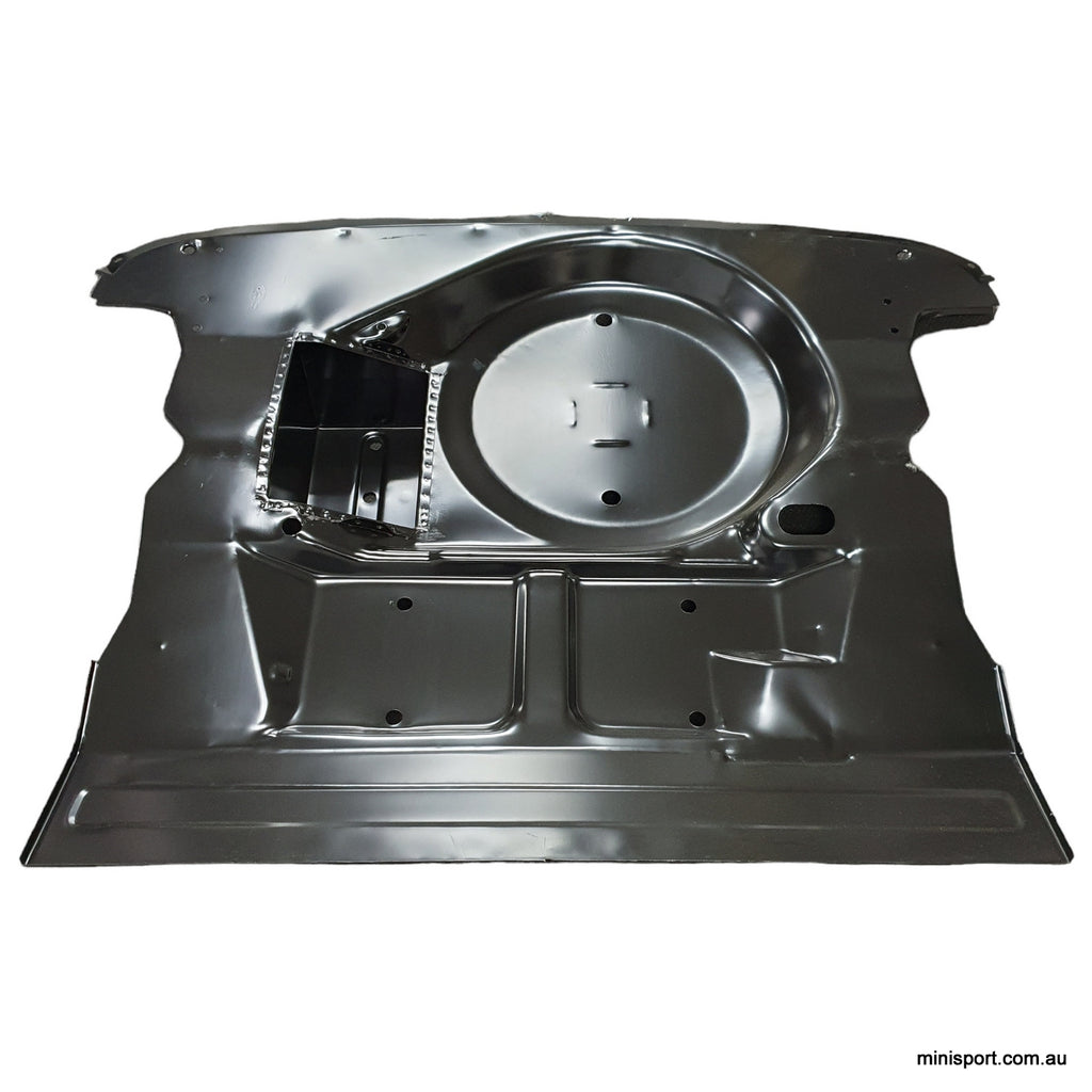 Mini rear boot floor (beaver to back seat) with battery box – Minisport