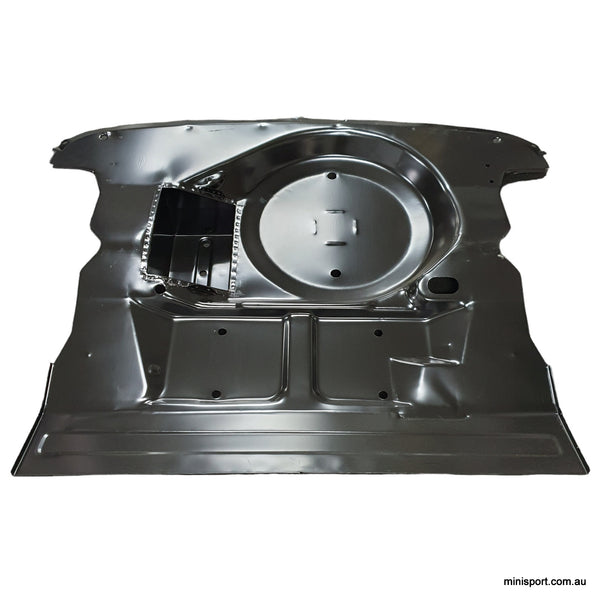 Mini rear boot floor (beaver to back seat) with battery box – Minisport