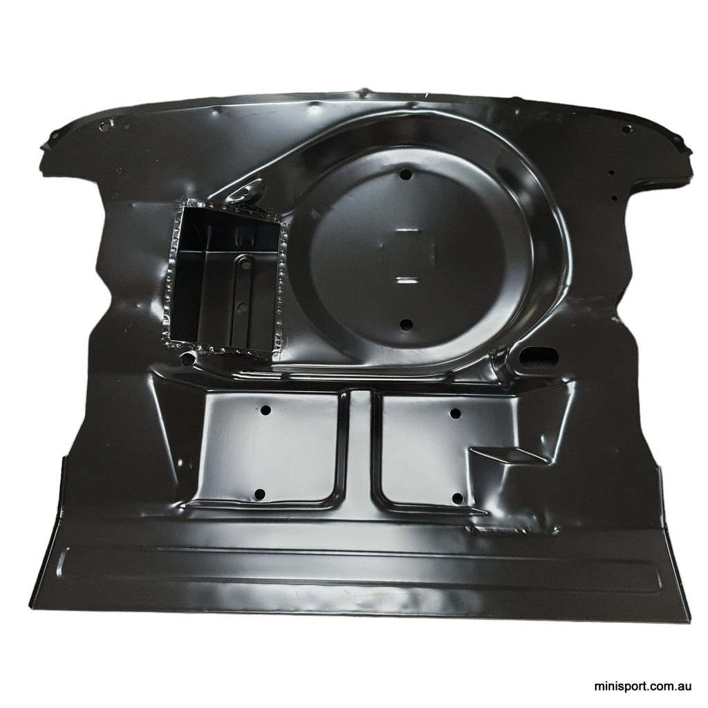 Mini rear boot floor (beaver to back seat) with battery box – Minisport
