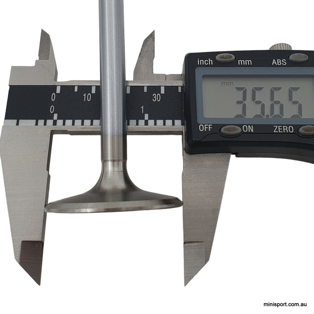 MINI 1275 INLET VALVE 35.7MM LONG STEM RACE VALVE SINGLE COLLET – Minisport