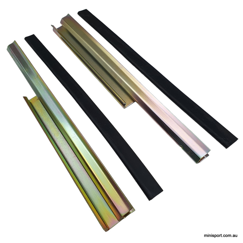MINI ROVER DOOR GLASS WINDOW RAIL SUPPORT KIT WITH RUBBERS [MSSK2105 ...