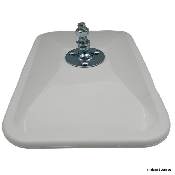 Mini moke mirror, plastic back, fits original holder – Minisport