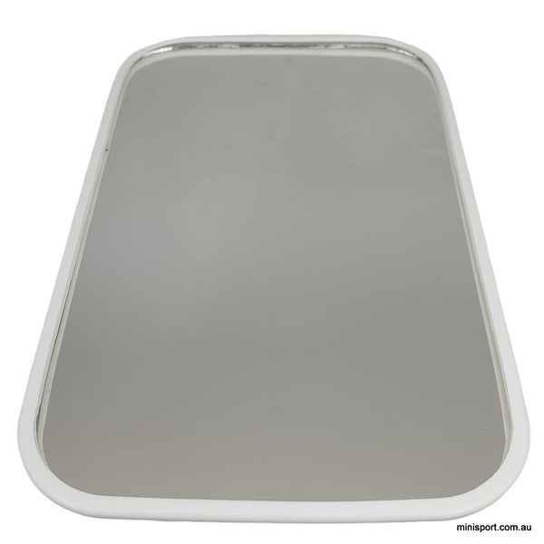 Mini moke mirror, plastic back, fits original holder – Minisport
