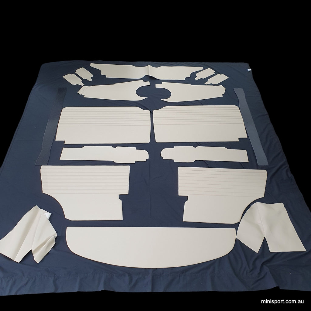 MINI COOPER/SLIDING WINDOW TRIM INTERIOR KIT 13 PIECE- CREAM [TK3000C2 ...