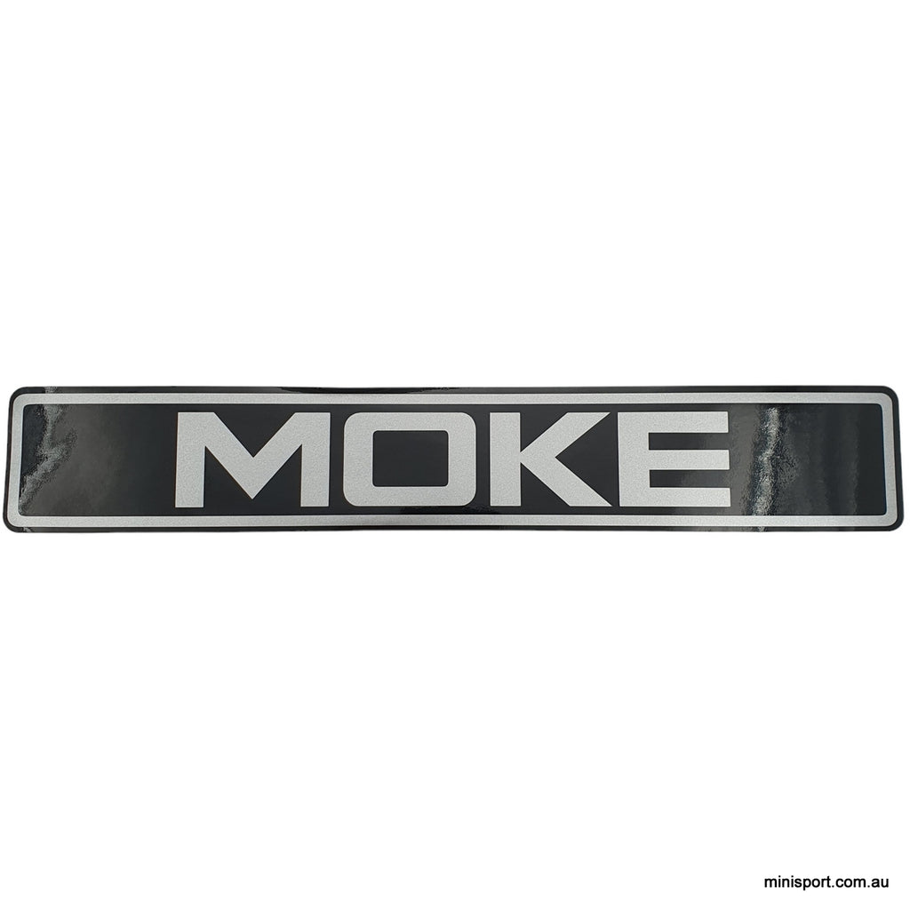 MOKE FRONT STICKER- LARGE TYPE – Minisport