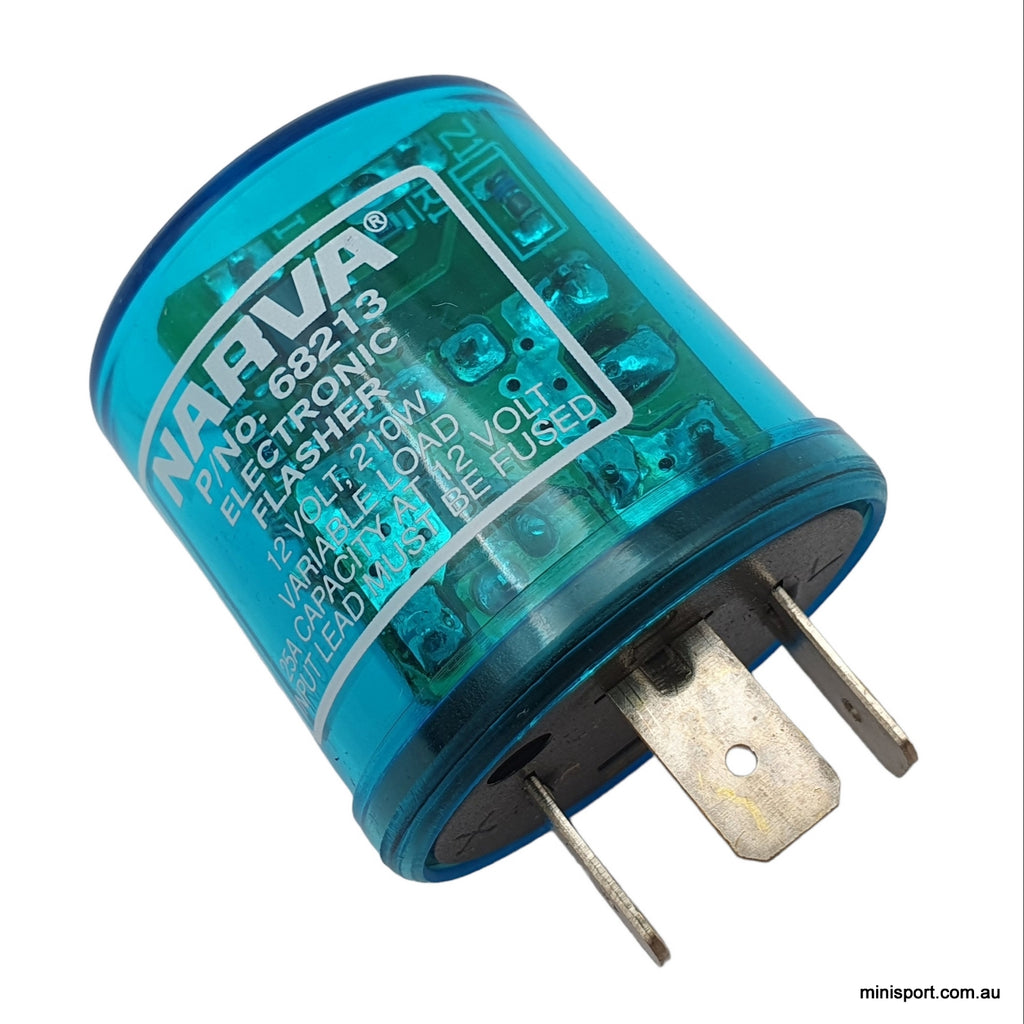 MINI & MOKE 3 PIN FLASHER CAN- ELECTRONIC [68213BL] – Minisport