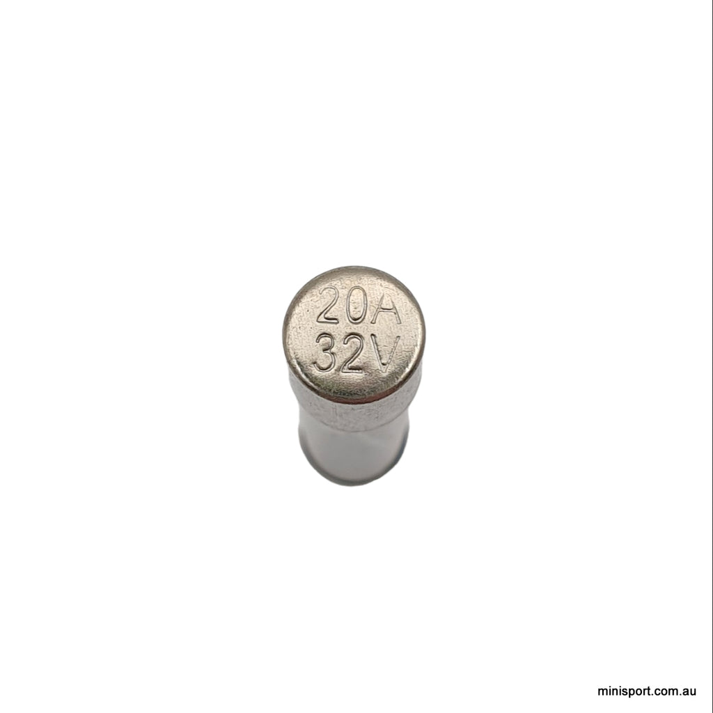 REPLACEMENT GLASS FUSE- 20AMP – Minisport