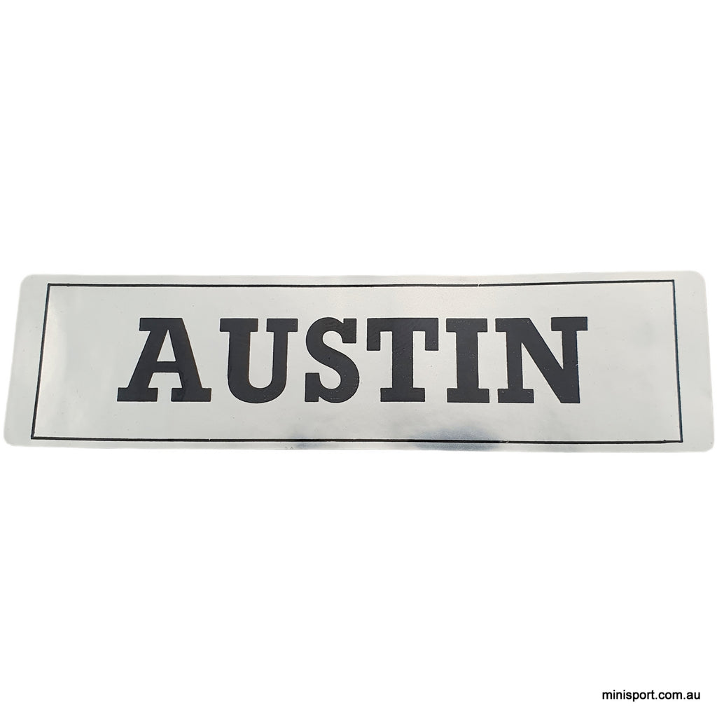 Austin mini rocker cover sticker – Minisport
