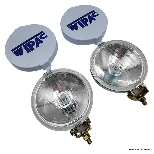 WIPAC 5.5" CHROME DRIVING LAMPS- PAIR [S6007] – Minisport
