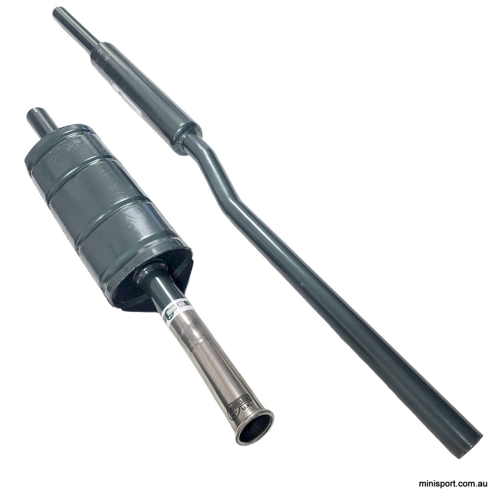 MINI MANIFLOW, TWIN BOX, EXHAUST SYSTEM, CENTRE EXIT 1.75" – Minisport
