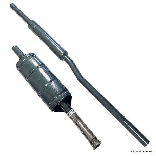 MINI MANIFLOW, TWIN BOX, EXHAUST SYSTEM, CENTRE EXIT 1.75" – Minisport