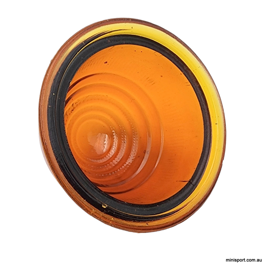 Mini 'round nose' indicator lens in orange – Minisport