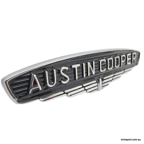 Mini austin cooper bonnet badge (uses x2 PFR109) – Minisport