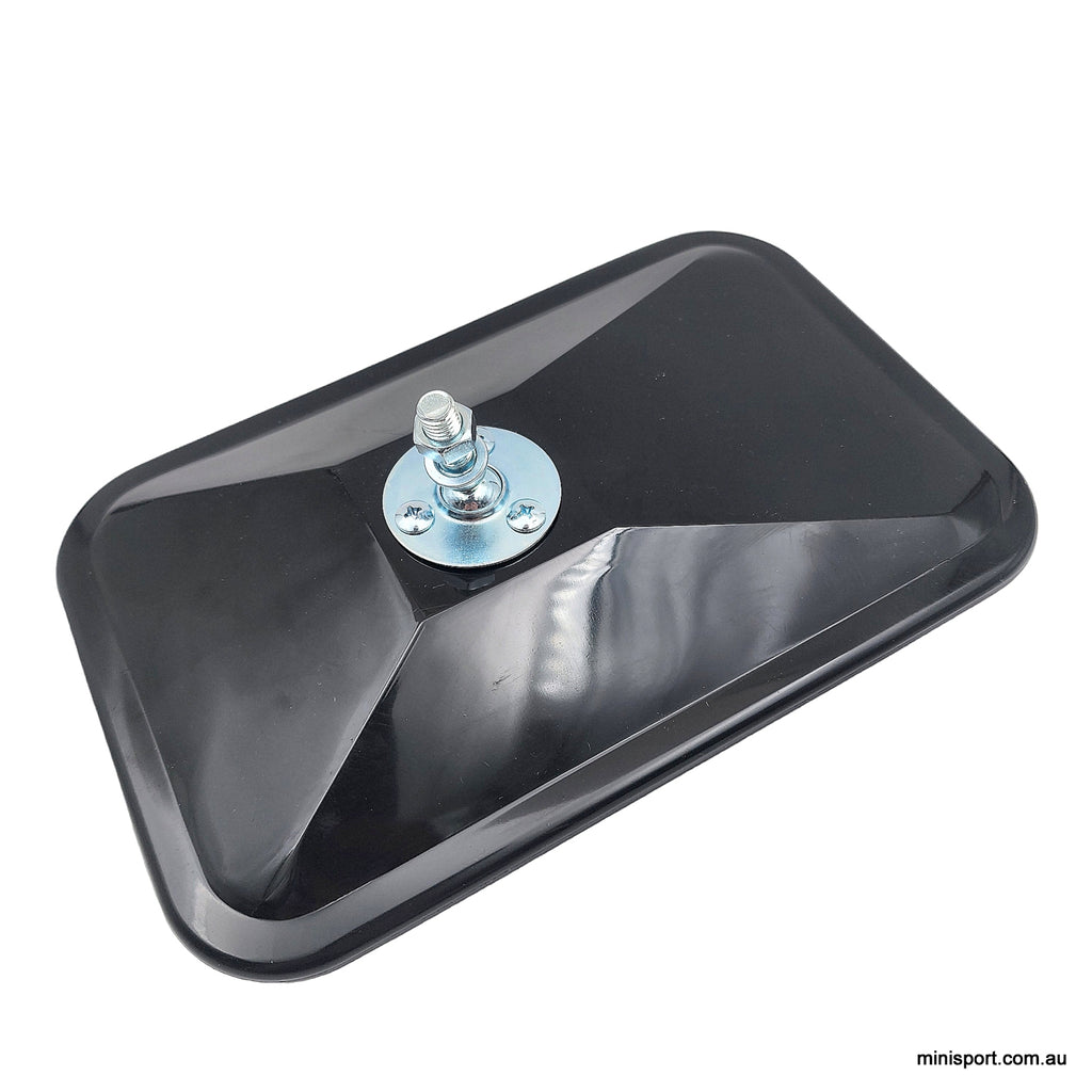 Mini moke mirror, plastic back, fits original holder – Minisport