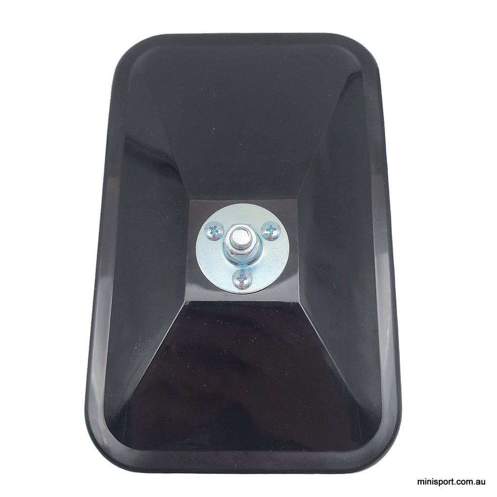 Mini moke mirror, plastic back, fits original holder – Minisport