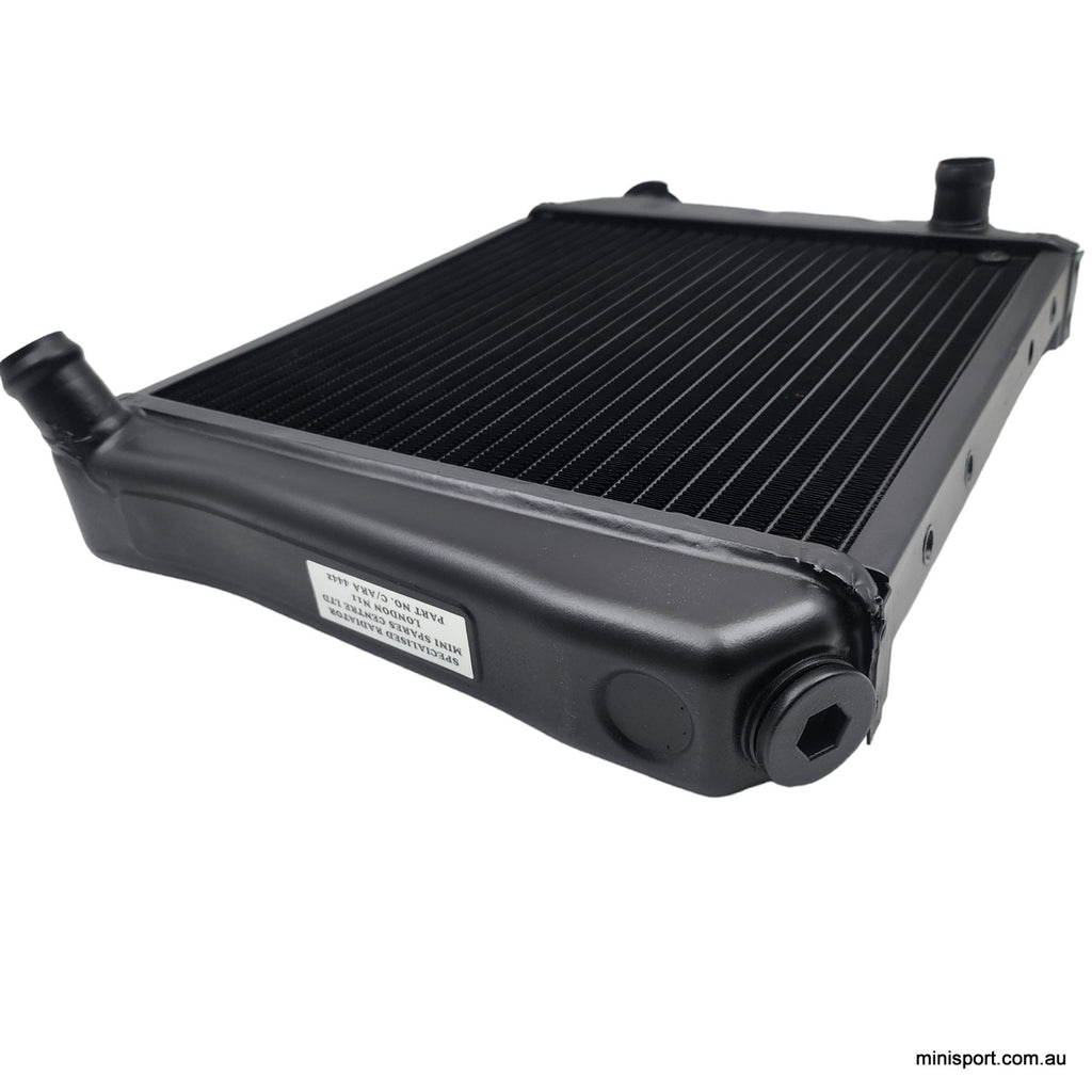 Radiator, NEW 2 core, suit mini (needs 508-13 cap- not included ...