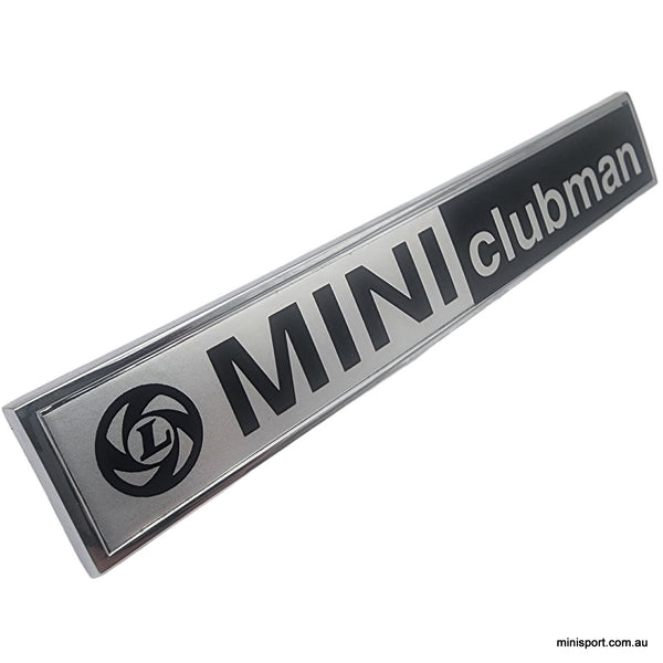 MINI CLUBMAN BOOT BADGE (SAYS MINI CLUBMAN) – Minisport
