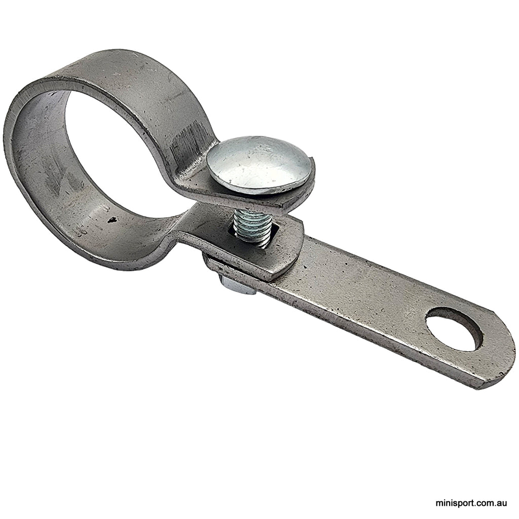 MANIFOLD CLAMP 1.5" LCB TO ENGINE FLAT TYPE (Includes support strap ...