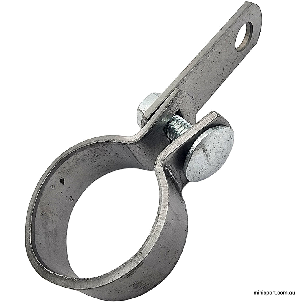 MANIFOLD CLAMP 1.5" LCB TO ENGINE FLAT TYPE (Includes support strap ...