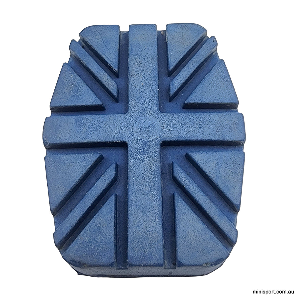 MINI OR MOKE UNION JACK DESIGN PEDAL RUBBER- LEYLAND/DIAMOND [GPR107BL ...