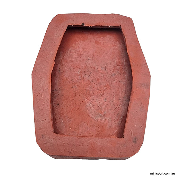 GPR107RED- MINI OR MOKE UNION JACK DESIGN PEDAL RUBBER (LEYLAND/DIAMOND ...