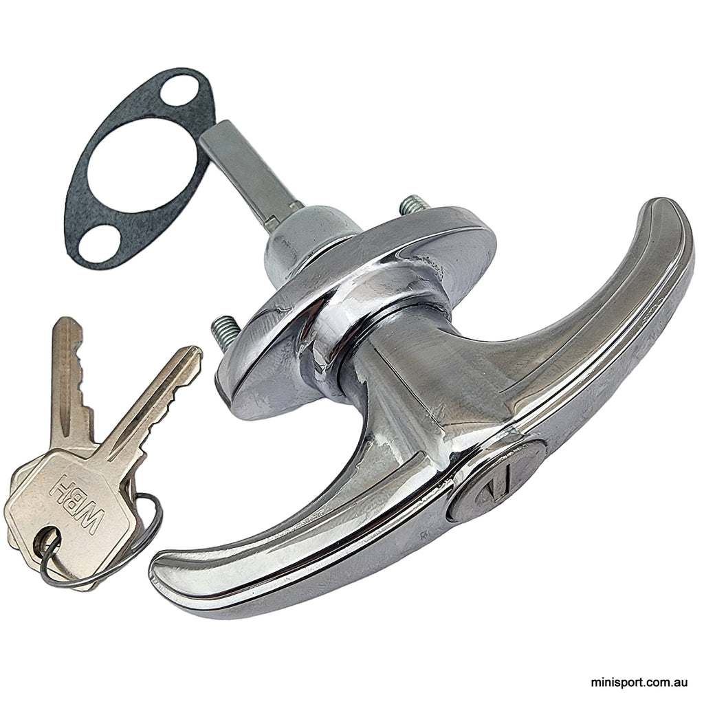 Mini boot handle comes with key, all Australian models – Minisport