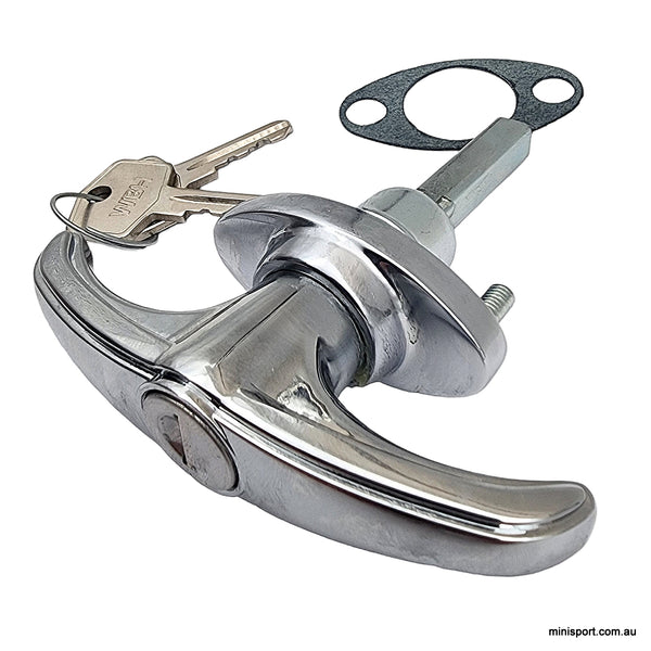 Mini boot handle comes with key, all Australian models – Minisport