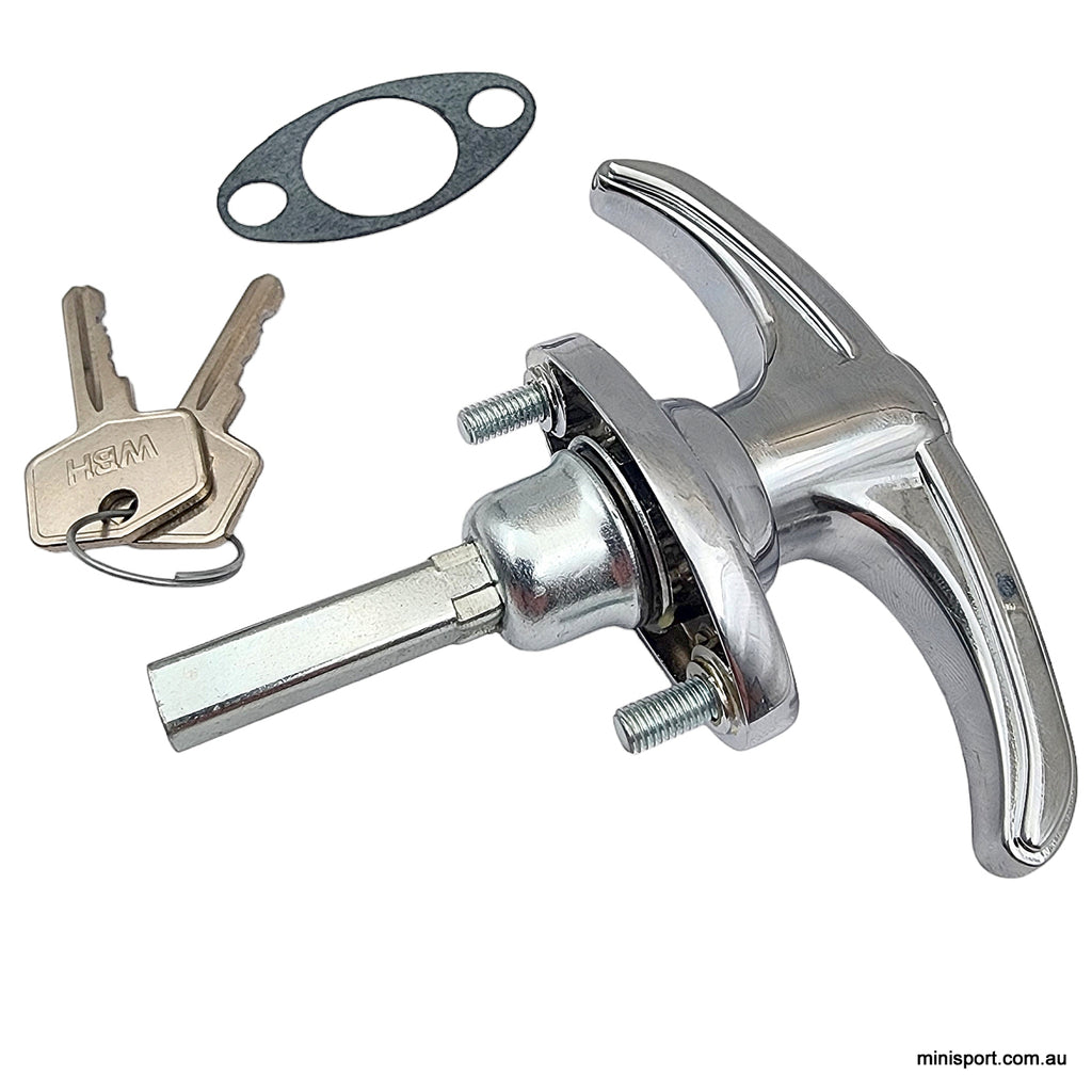 Mini boot handle comes with key, all Australian models – Minisport