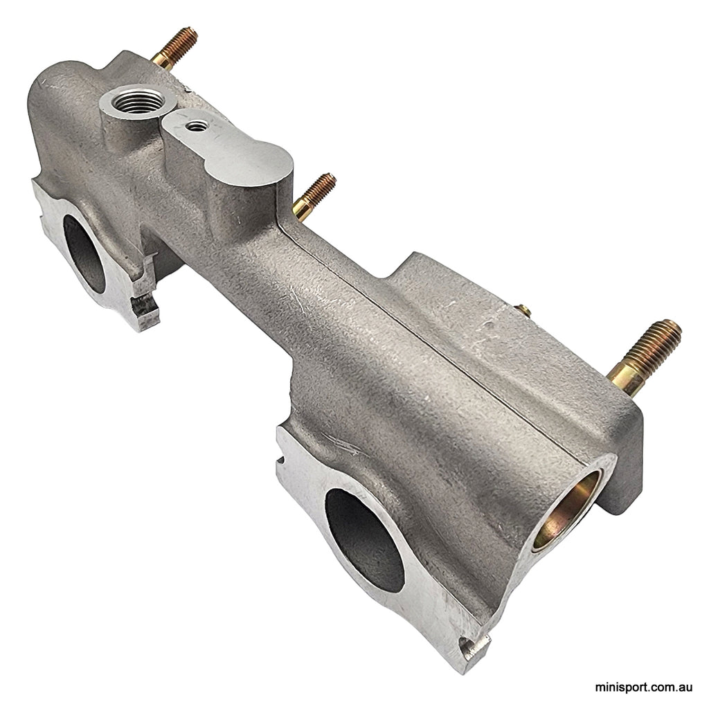 MINI & MOKE TWIN 1-1/2" INLET MANIFOLD- ALLOY [C-AEG489] – Minisport
