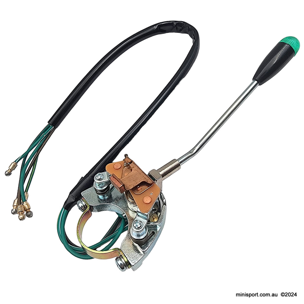 MINI MK1 INDICATOR SWITCH- GREEN LIGHT ON END [2A6215] – Minisport