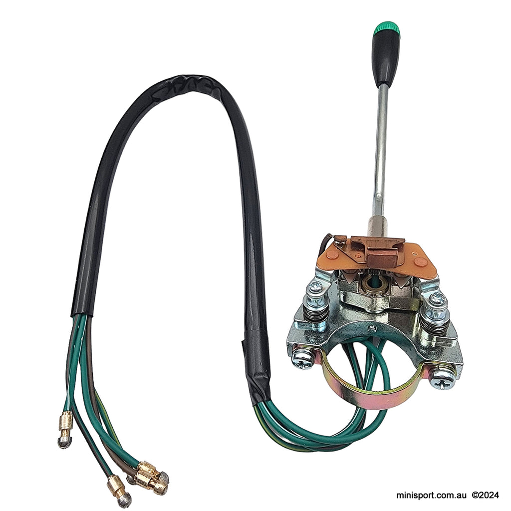 MINI MK1 INDICATOR SWITCH- GREEN LIGHT ON END [2A6215] – Minisport