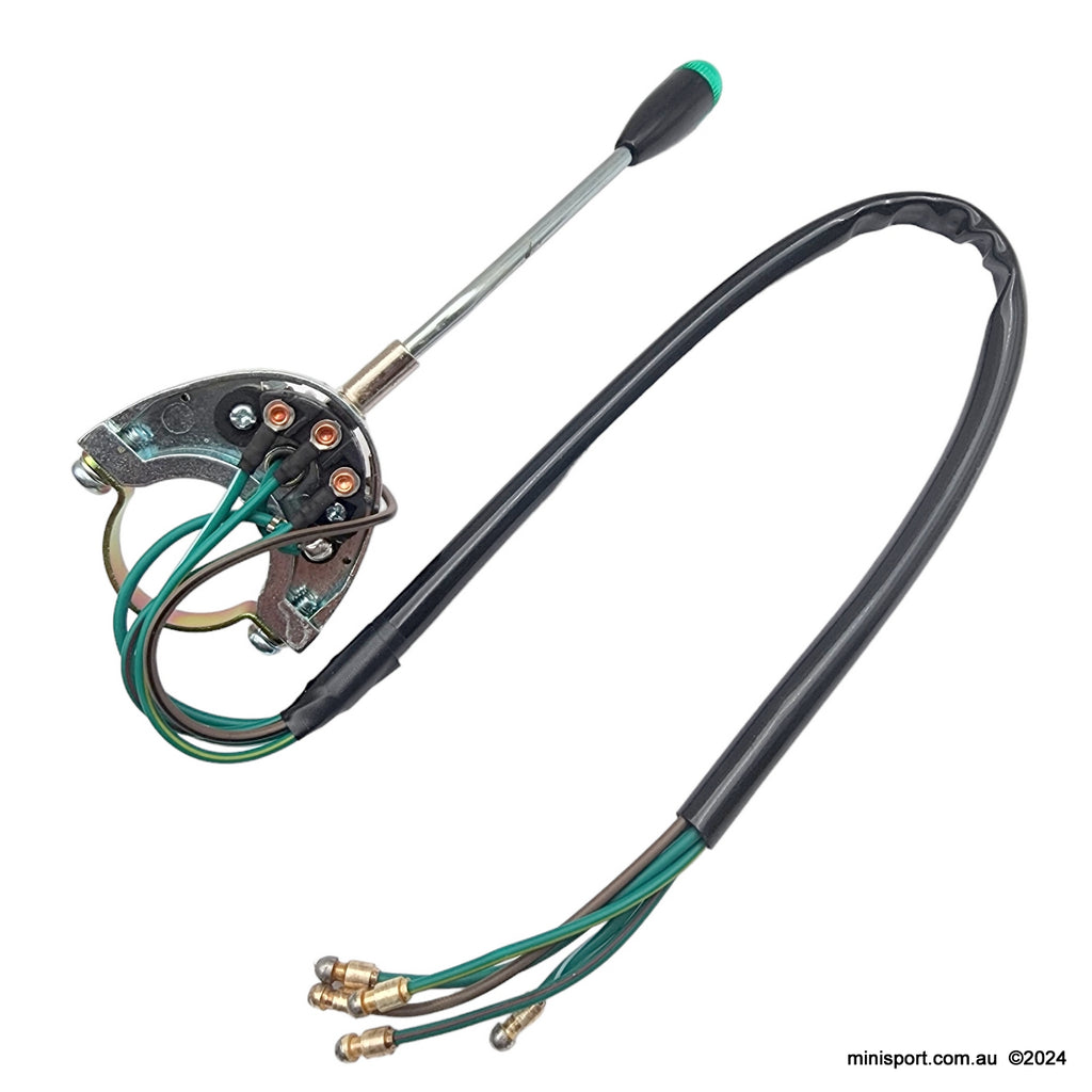 MINI MK1 INDICATOR SWITCH- GREEN LIGHT ON END [2A6215] – Minisport