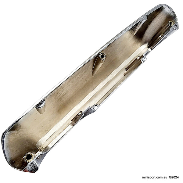 MINI ROVER (TOP MOUNT) NUMBER PLATE HOUSING- CHROME [8B12501METAL ...