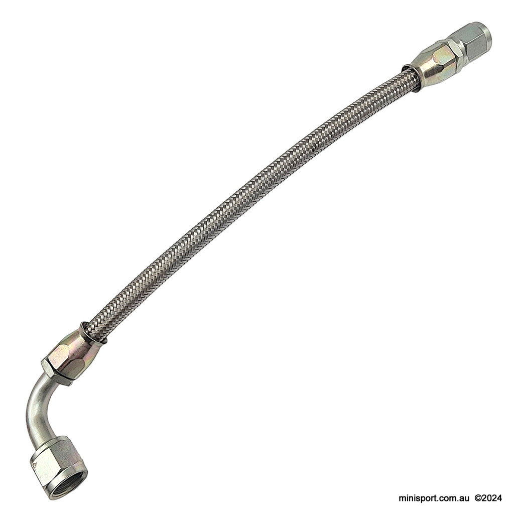 MINI & MOKE BRAIDED OIL TRANSFER PIPE- WITHOUT BLOCK AND FILTER UNIONS ...