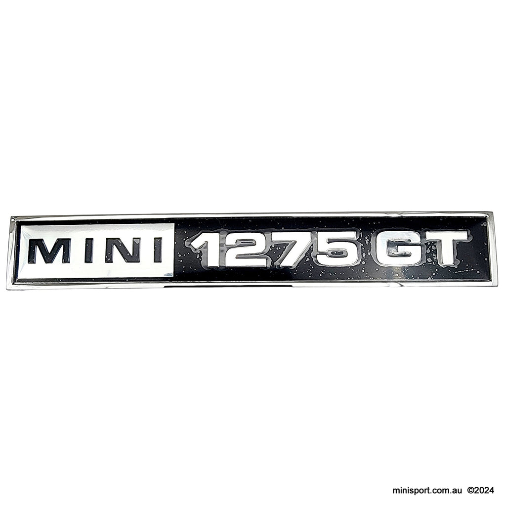 MINI CLUBMAN GT REAR BOOT BADGE- SILVER & BLACK [CZH1269] – Minisport