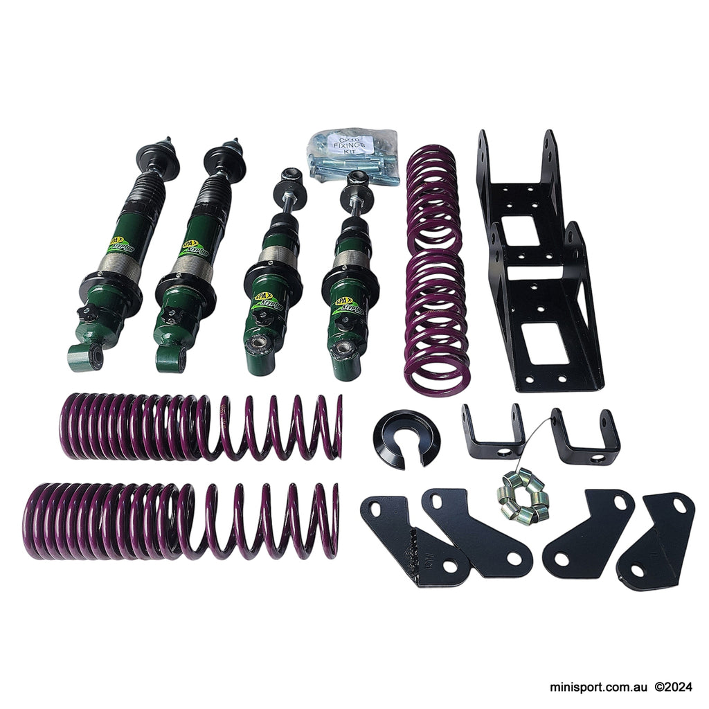 MINI SPAX COIL OVER SHOCKER CONVERSION KIT- RUBBER TO COIL OVER ONLY ...