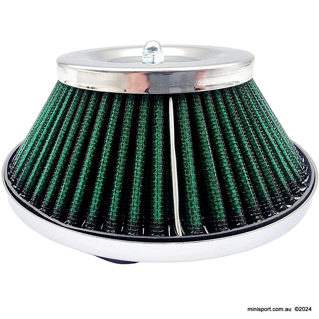 MINI & MOKE 1-1/2" CONE AIR FILTER ASSEMBLY [56-9320MWS-GREEN] – Minisport