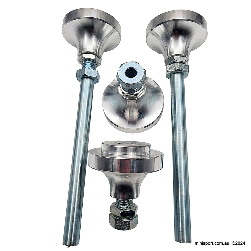 MINI OR MOKE ADJUSTABLE RIDE HEIGHT CONES COMPLETE CAR SET [C-STR644 ...