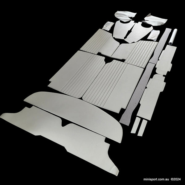 MINI COOPER/SLIDING WINDOW TRIM INTERIOR KIT 13 PIECE- DOVE GREY [TK30 ...