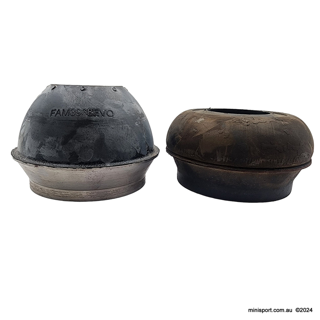 MINI & MOKE RUBBER SPRING CONE- EVOLUTION SUSPENSION CONE [FAM3968EVO ...