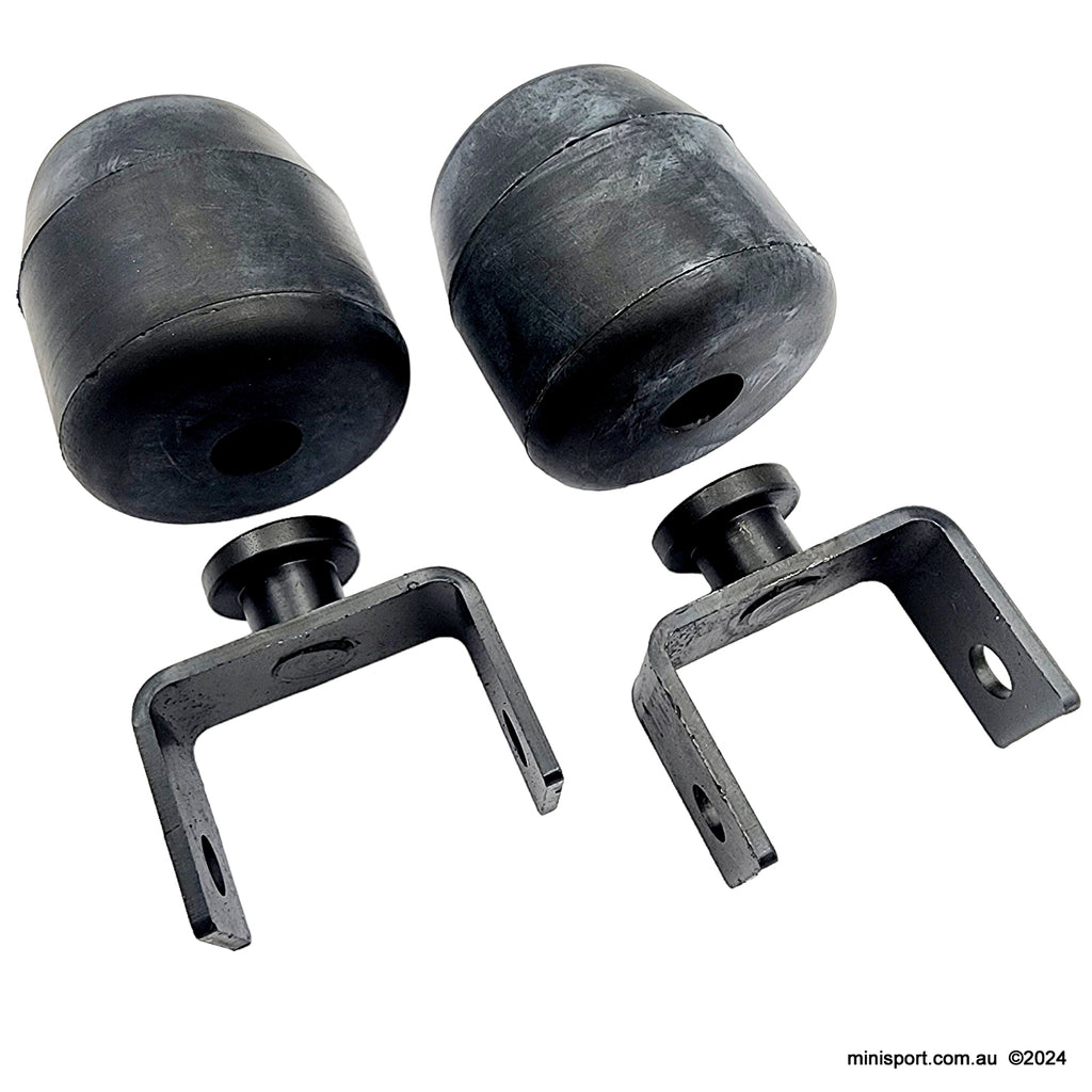 MINI HYDROLASTIC FRONT ARM BUMP STOP- COMPETITION PAIR [C-AJJ4007 ...