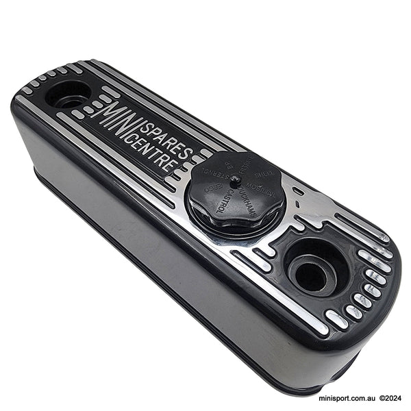 MINI & MOKE ROCKER COVER- BLACK MINISPARES WITH CAP [ROCKERCVR] – Minisport