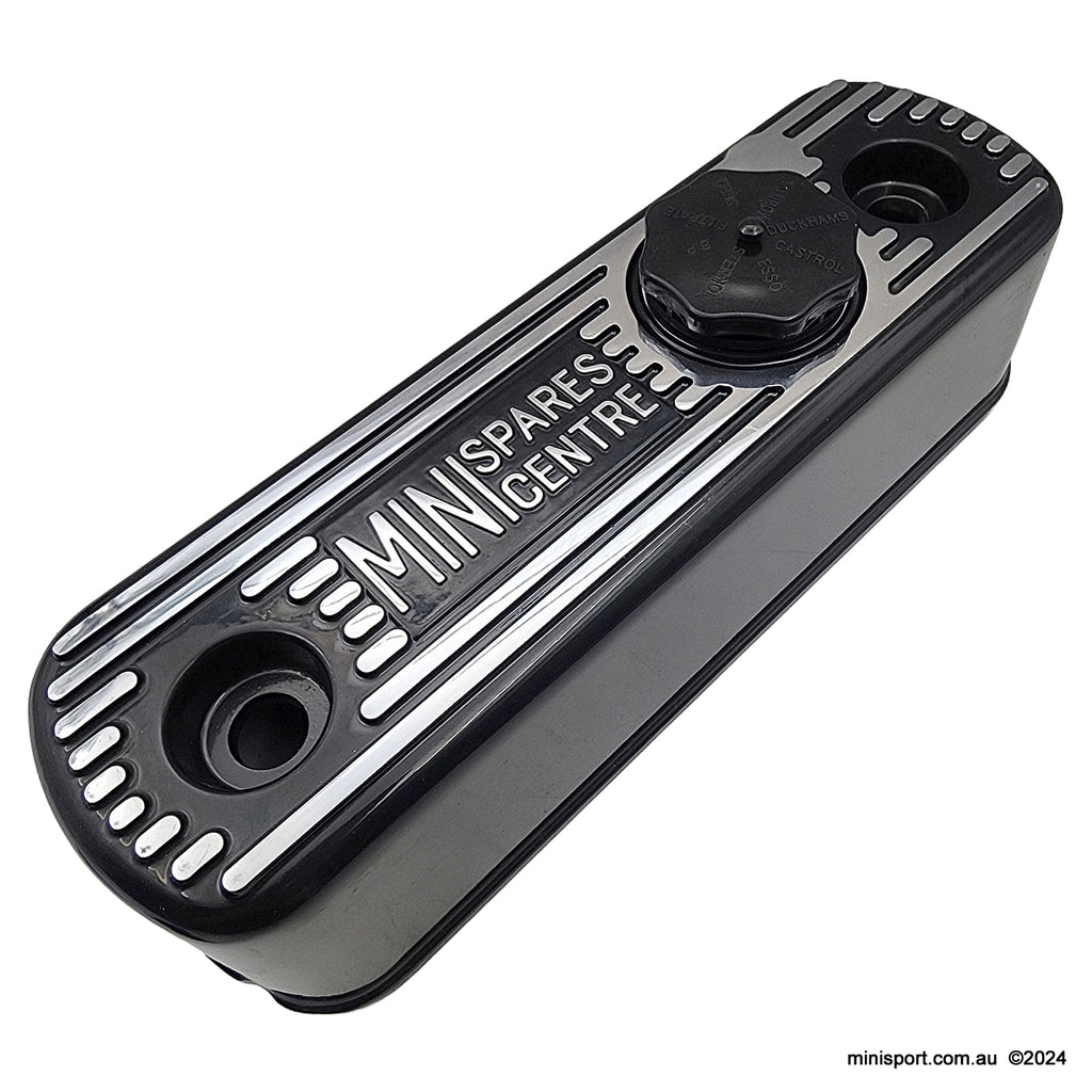 MINI & MOKE ROCKER COVER- BLACK MINISPARES WITH CAP [ROCKERCVR] – Minisport